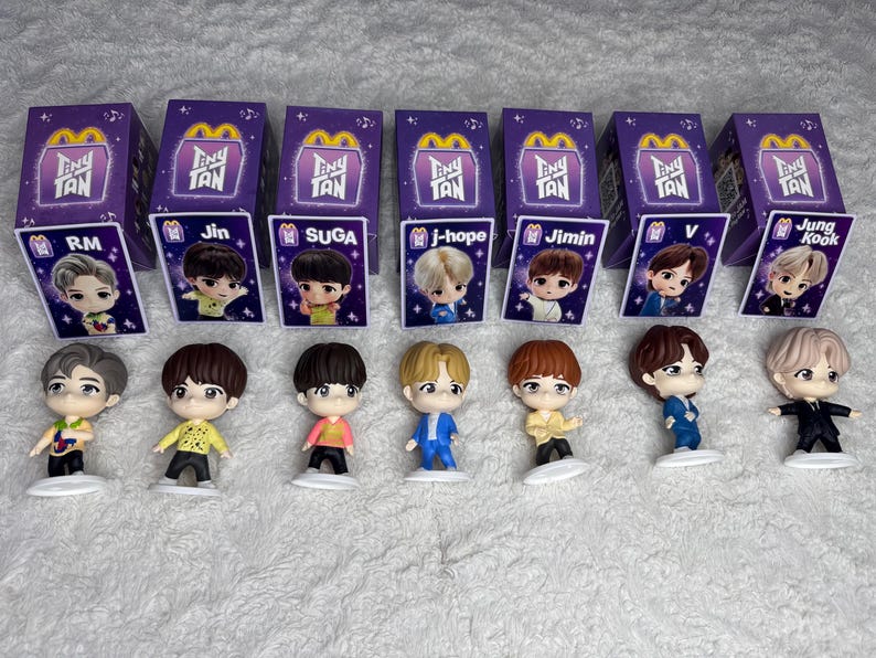 BTS Tiny Tan Throwback: K-pop Throwback Edition. Mcdonald’s Mini BTS ...