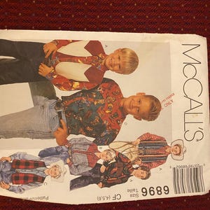 Mccall’s Sewing Pattern 6898 Uncut Size 4,5,6 - Etsy