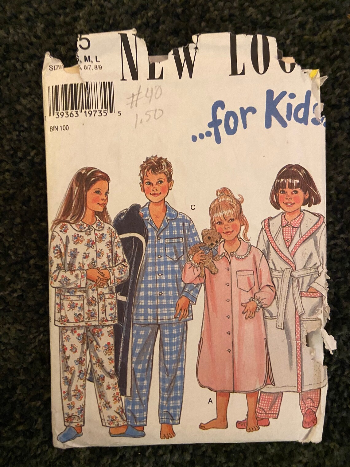 New Look Sewing Pattern 6585 Kids Size SML - Etsy