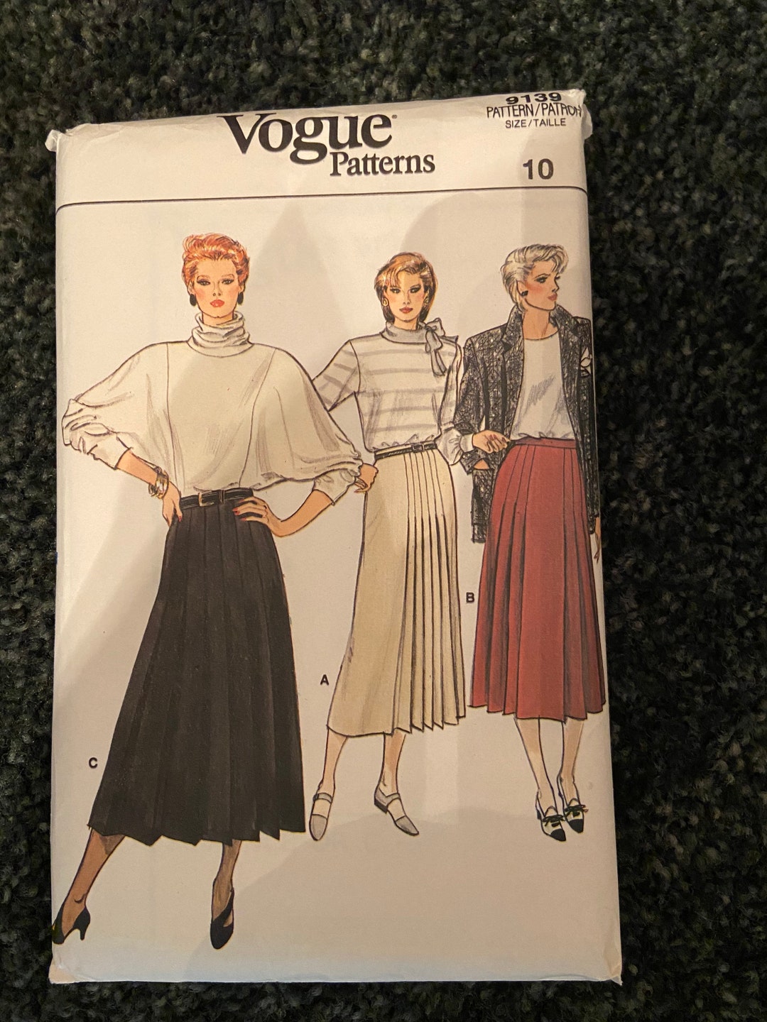 Vogue Sewing Pattern 9139 Ladies Size 10 Uncut - Etsy