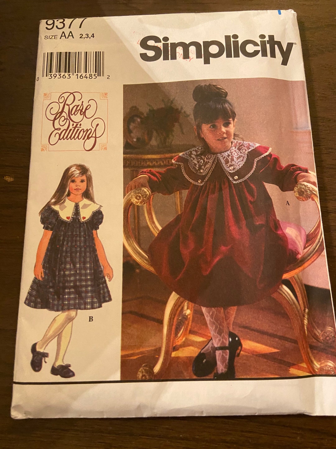 Simplicity Sewing Pattern 9377 Girls Size 2,3,4 Uncut Dresses - Etsy