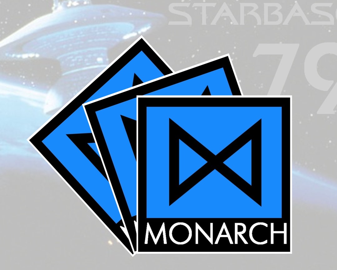 Monarch Logo Vinyl Stickers, Set of 3 - Etsy
