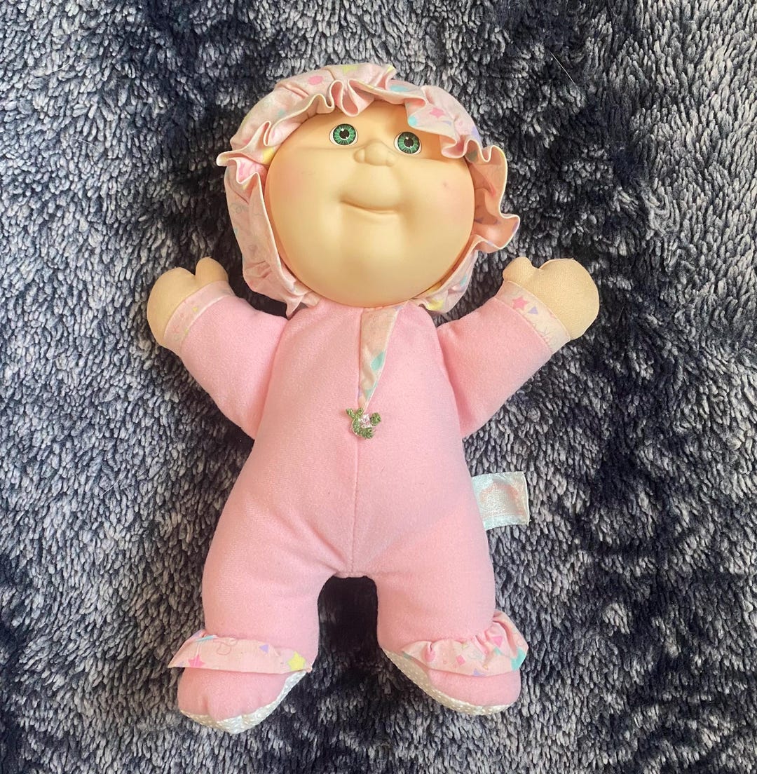 Vintage 90s My First Cabbage Patch Kids Rattle Pink Babyland Doll - Etsy