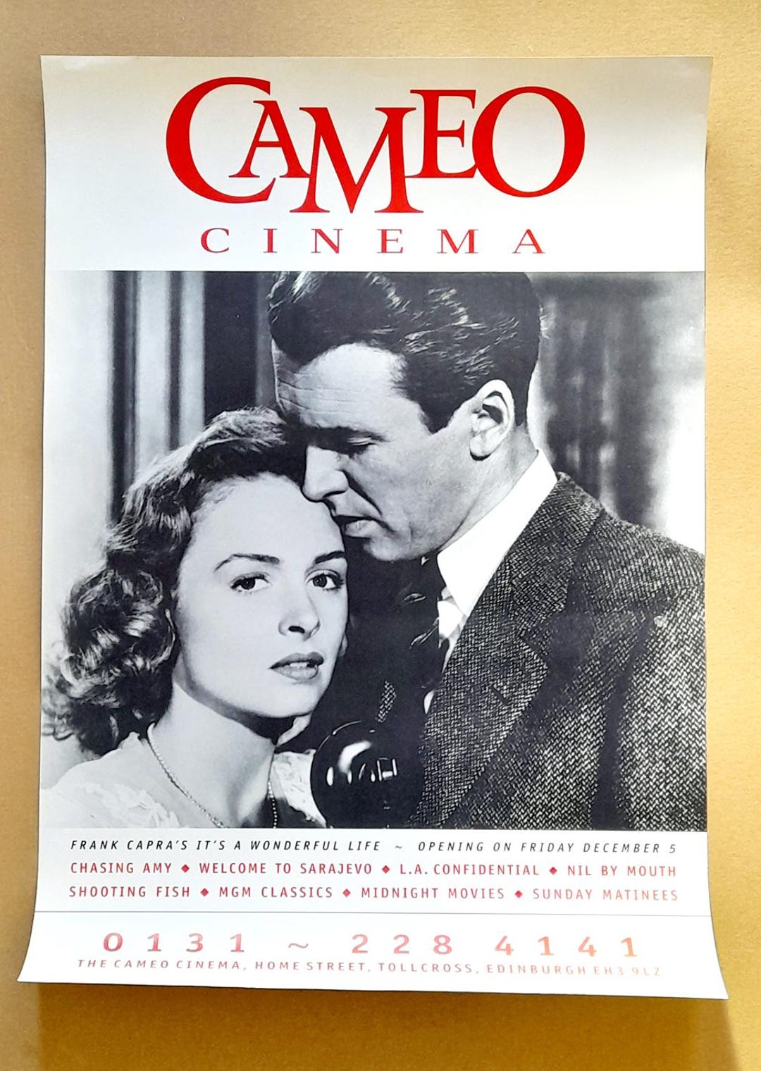 The Cameo Cinema, Edinburgh : It's a Wonderful Life (1997) Original ...