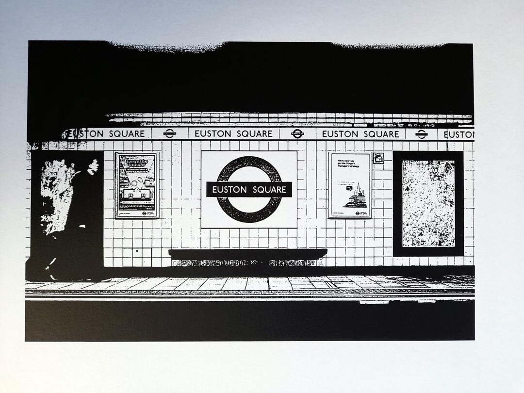 723 : London Underground - Euston Square Tube Station, Platform and ...