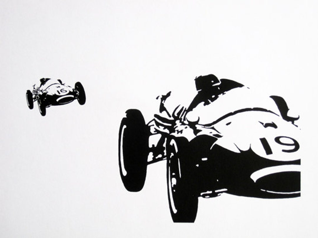 372 : 1960s Formula 1 Racing Cars Limited Edition Screenprint - Etsy