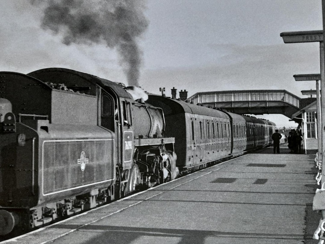 Photographic Print : Prestwick Railway Station, 1950s / 60s - Steam ...