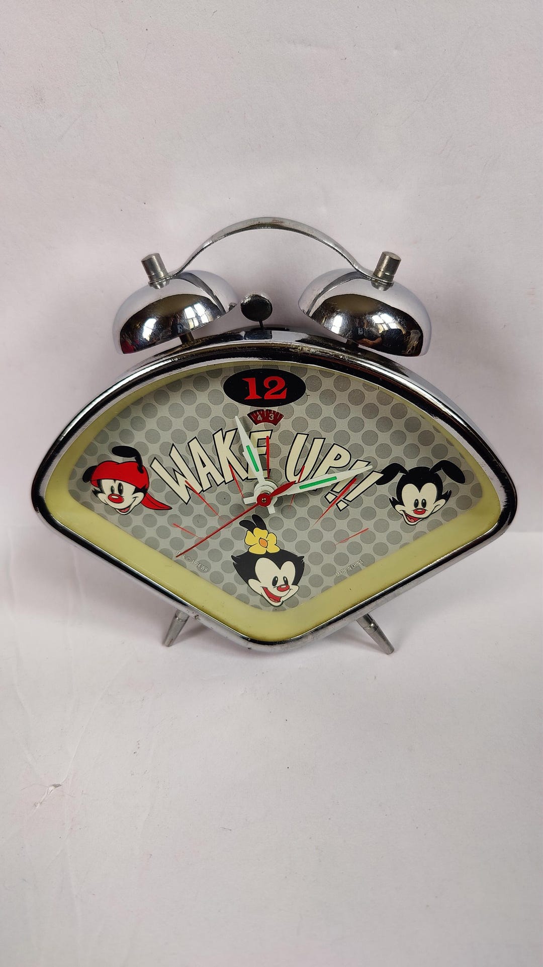 Vintage Animaniacs Wind-up Bell Alarm Clock - 90s Nostalgia - Etsy