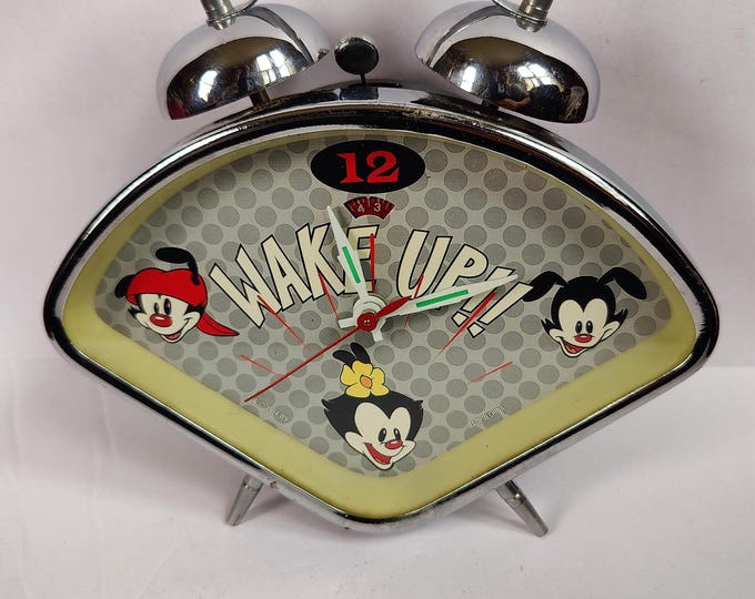 Vintage Animaniacs Wind-up Bell Alarm Clock - 90s Nostalgia - Etsy