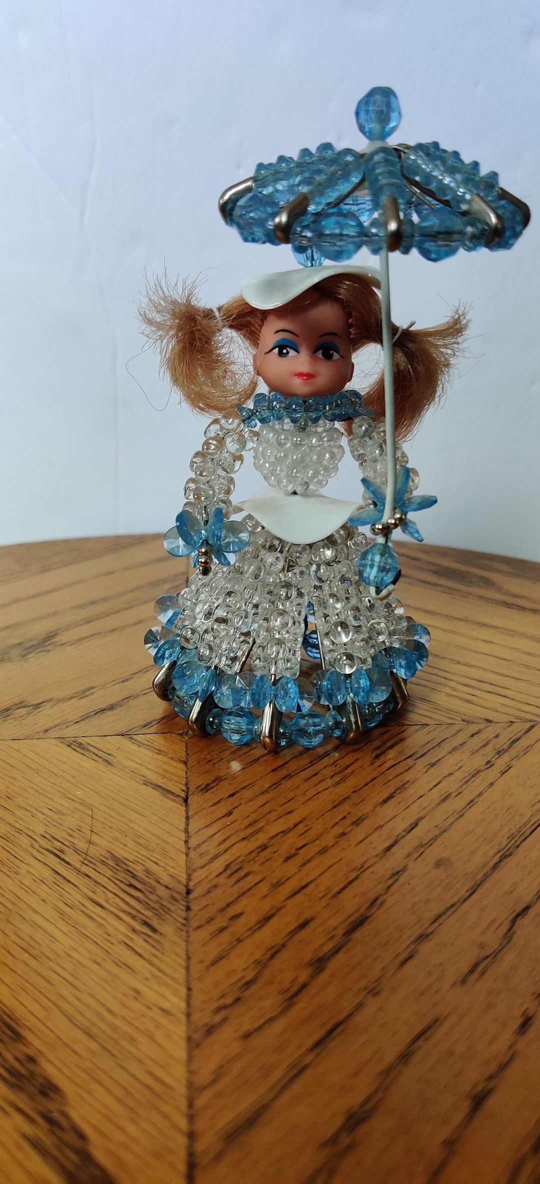 Really Crafty Cute Safety Pin and Beaded Doll - Etsy