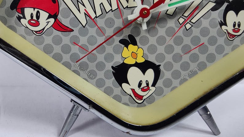 Vintage Animaniacs Wind-up Bell Alarm Clock - 90s Nostalgia - Etsy