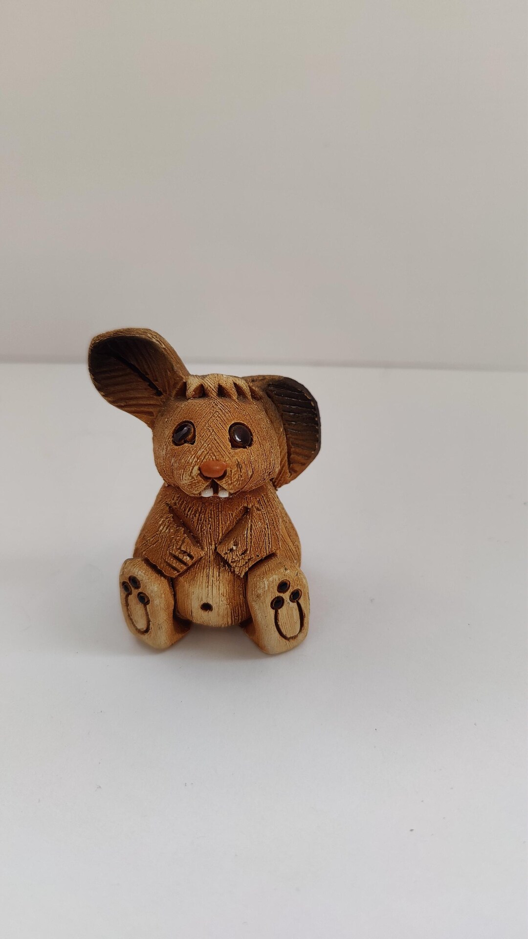 Rinconada Pottery Baby Rabbit Figurine, South American Collectible - Etsy