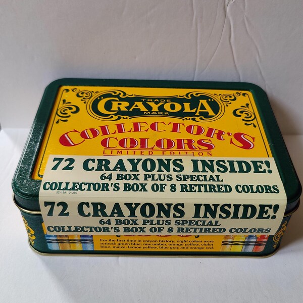 Crayola Crayon Tin - Etsy
