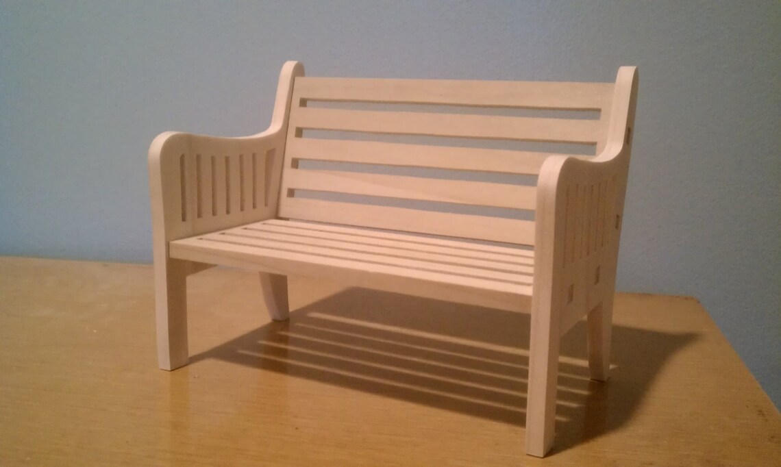 Barbie Size Bench - Etsy