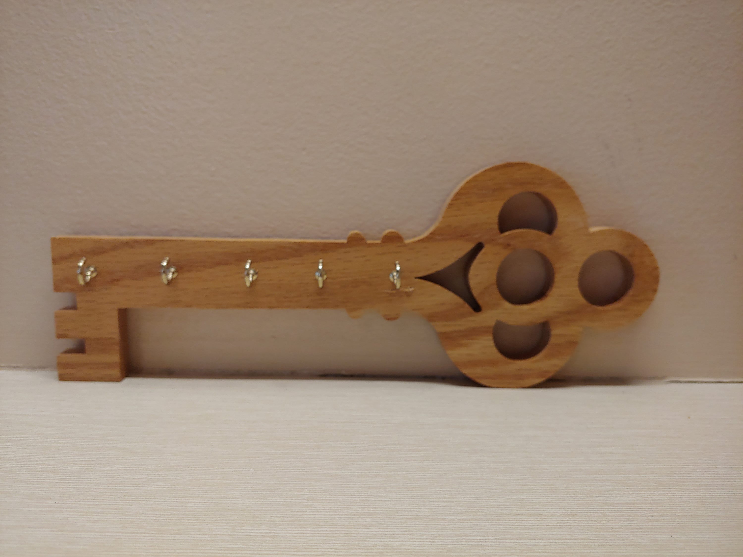 Key Shaped Key Rack - Etsy