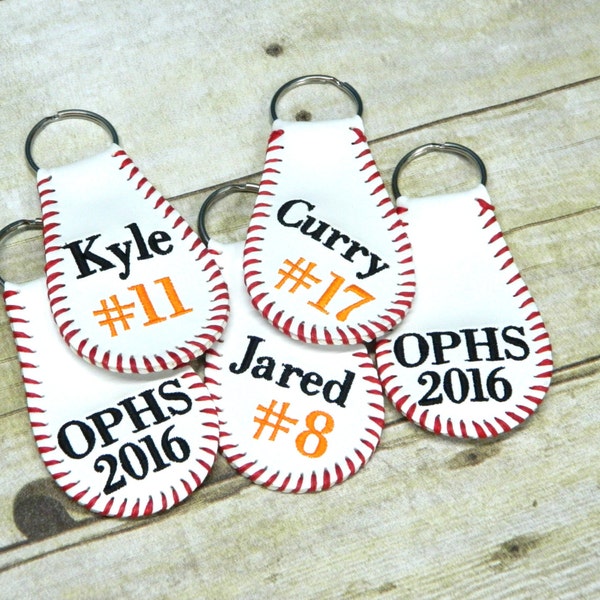 Baseball Keychain - Etsy