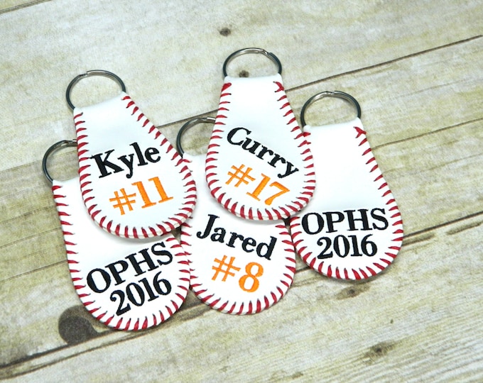 Softball Key Chain, Softball Keychain, Keychain, Key Chain, Softball ...