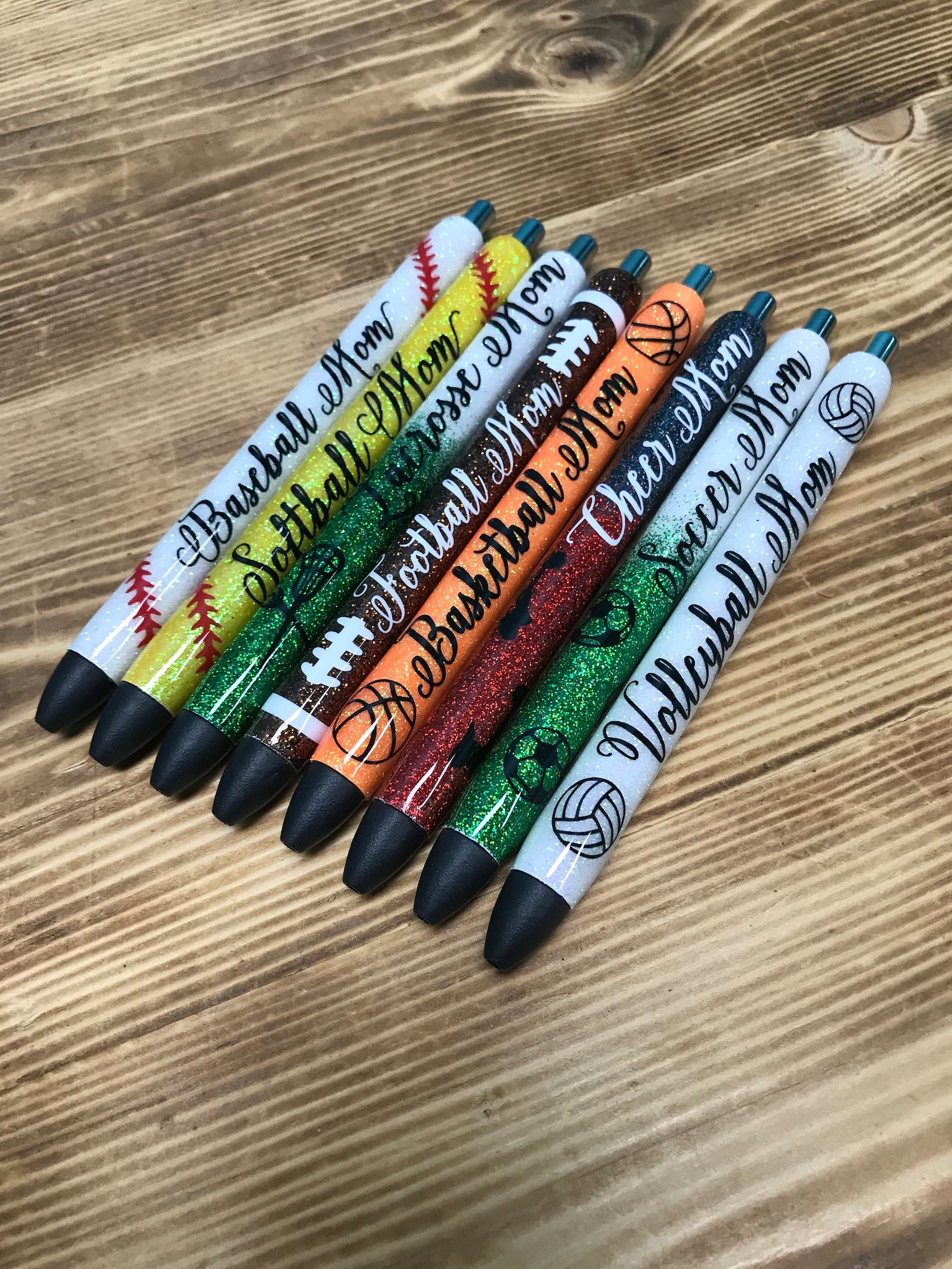 Glitter Pen, Glitter Pens, Softball Gift, Footbal Gift, Custom Pens ...