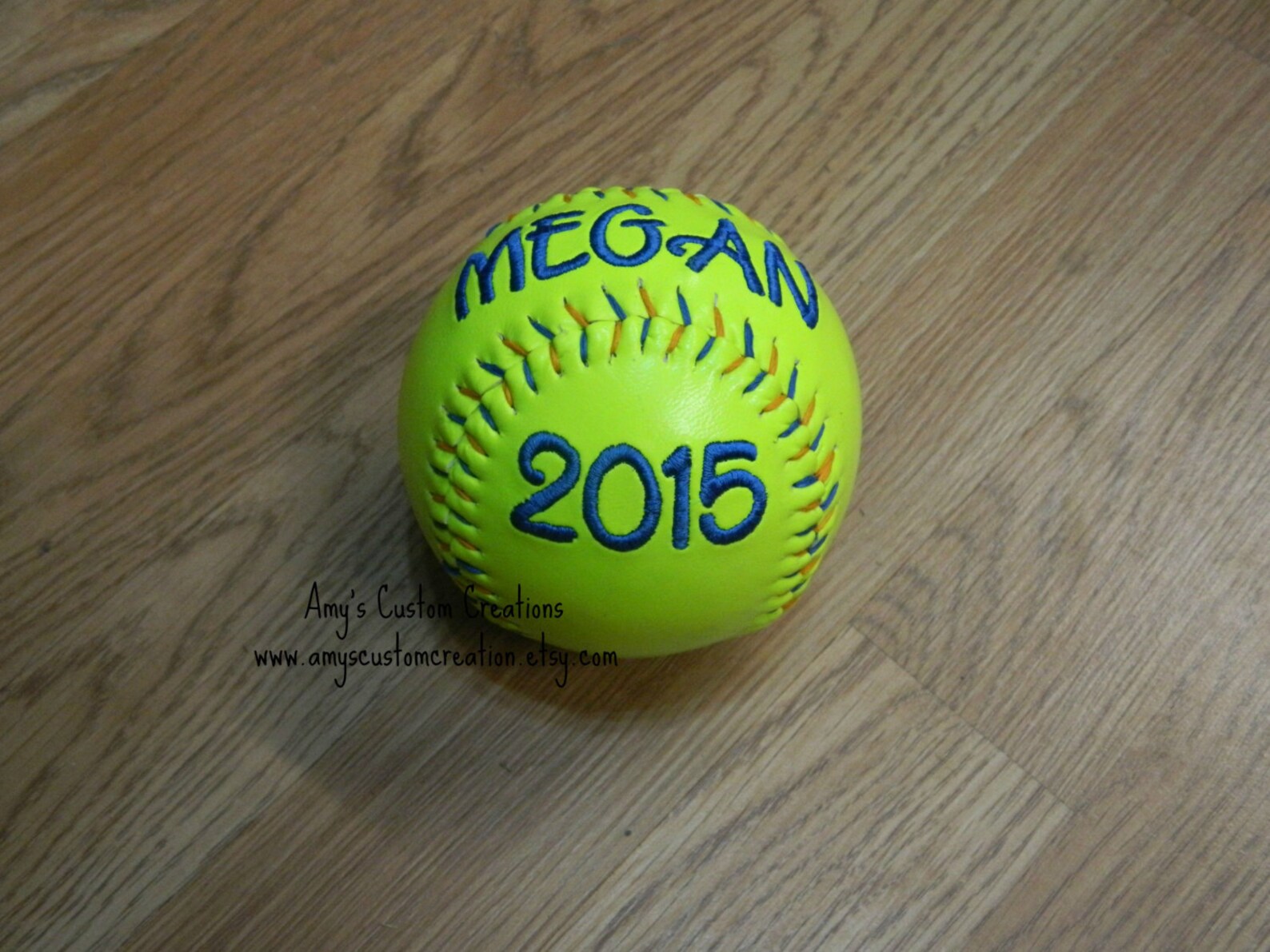 Custom Embroidered Softball, Softballs, Custom Softball, Softball ...