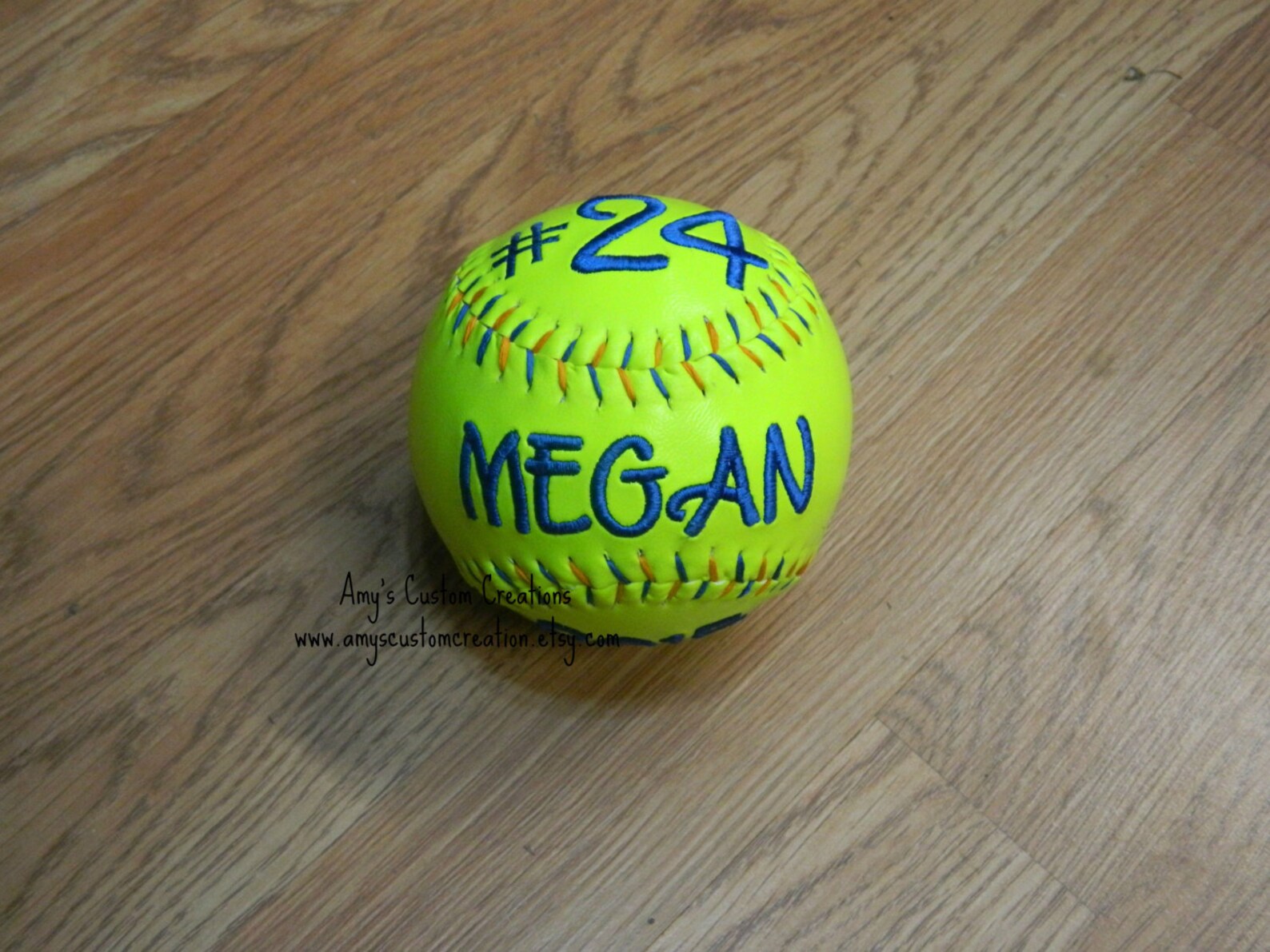 Custom Embroidered Softball, Softballs, Custom Softball, Softball ...