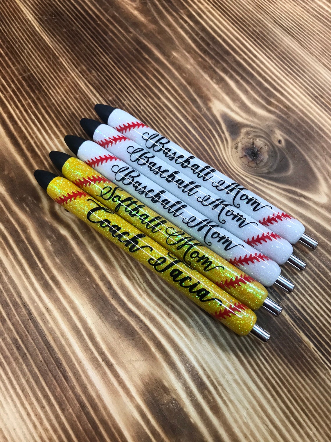 Glitter Pen, Glitter Pens, Softball Gift, Softball Mom, Custom Pens ...