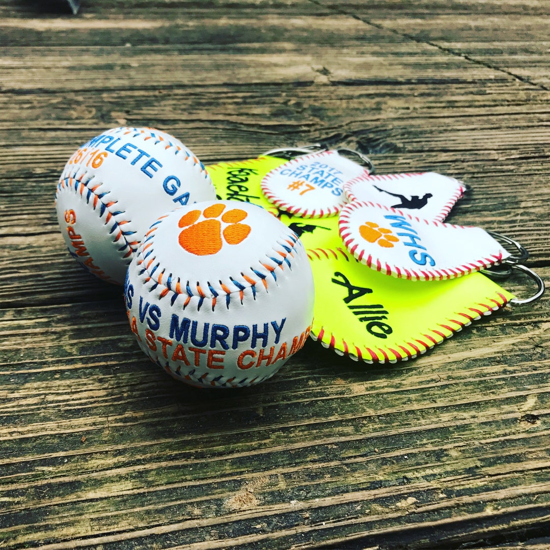 Custom Embroidered Baseball, Softballs, Custom Baseball, Softball ...