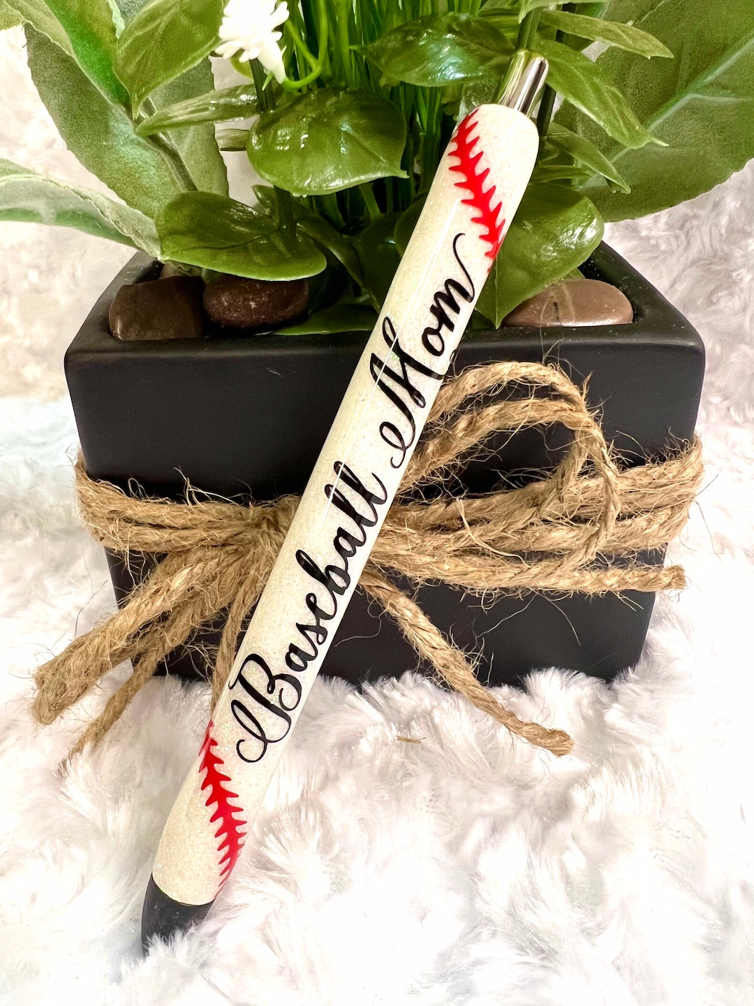 Baseball Pen, Glitter Pens, Baseball Gift, Baseball Mom, Custom Pens ...