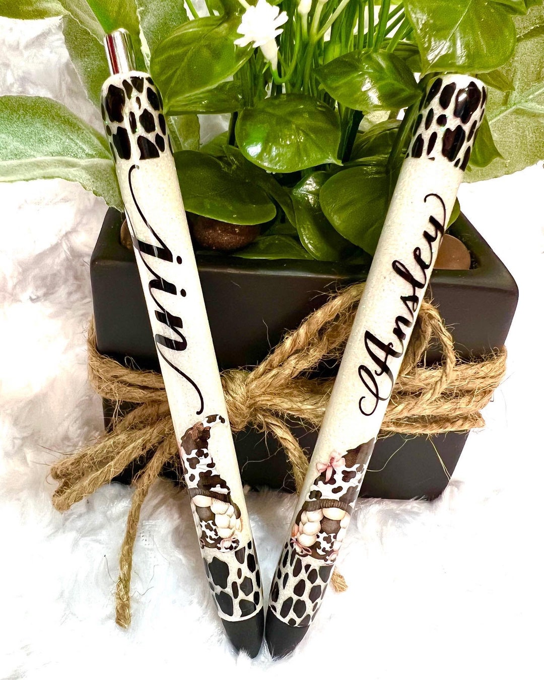Glitter Pen, Glitter Pens, Cow Print Gift, Cow Print Pen, Custom Pens ...