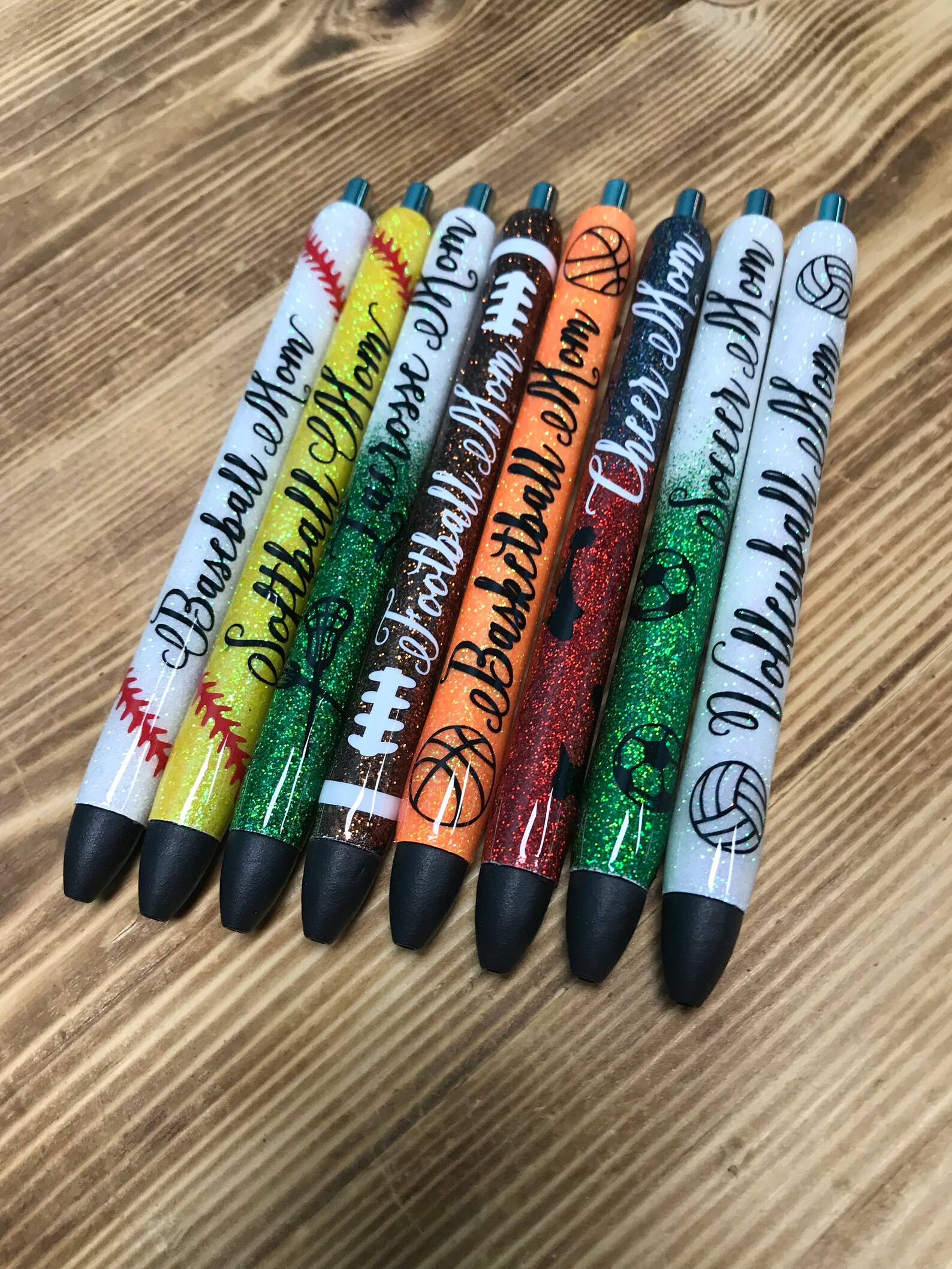 Glitter Pen, Glitter Pens, Softball Gift, Footbal Gift, Custom Pens ...