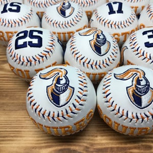 Baseball, Custom Embroidered Baseball, Baseball Trophies, Baseball ...