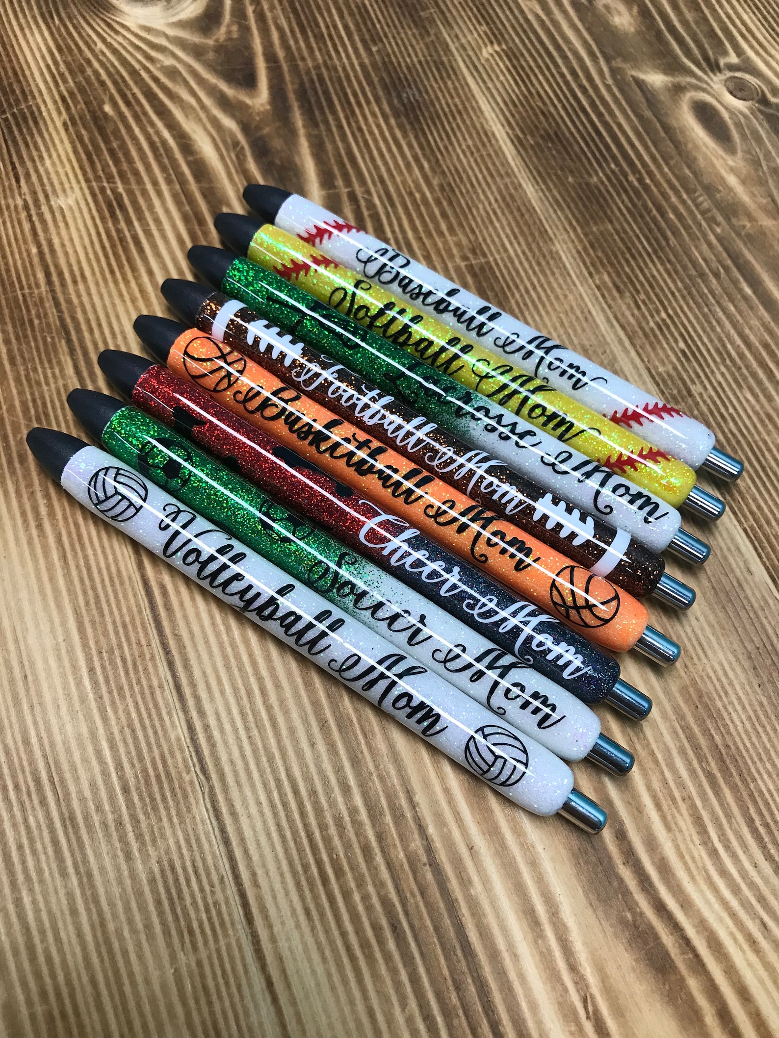 Glitter Pen, Glitter Pens, Softball Gift, Footbal Gift, Custom Pens ...