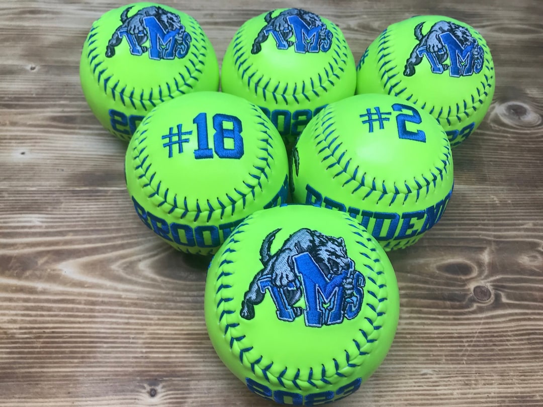 Softballl, Embroidered Softball, Softball Trophies, Softball Trophy ...