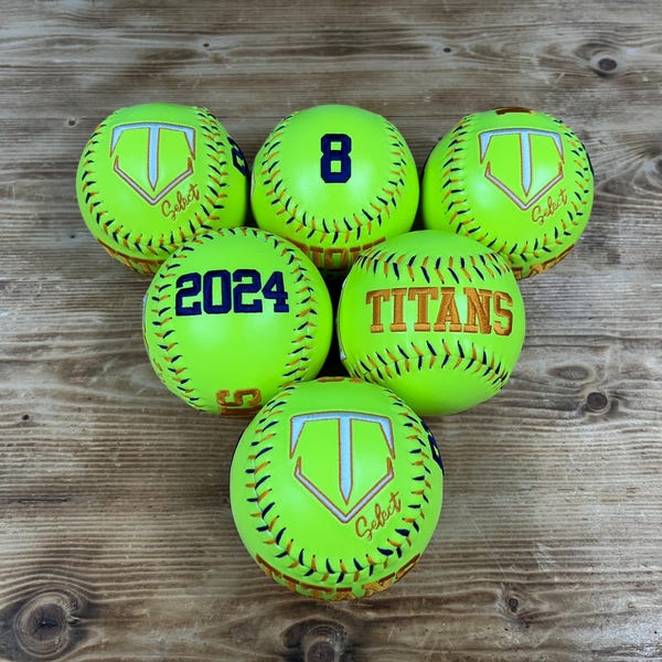 Custom Softball - Etsy