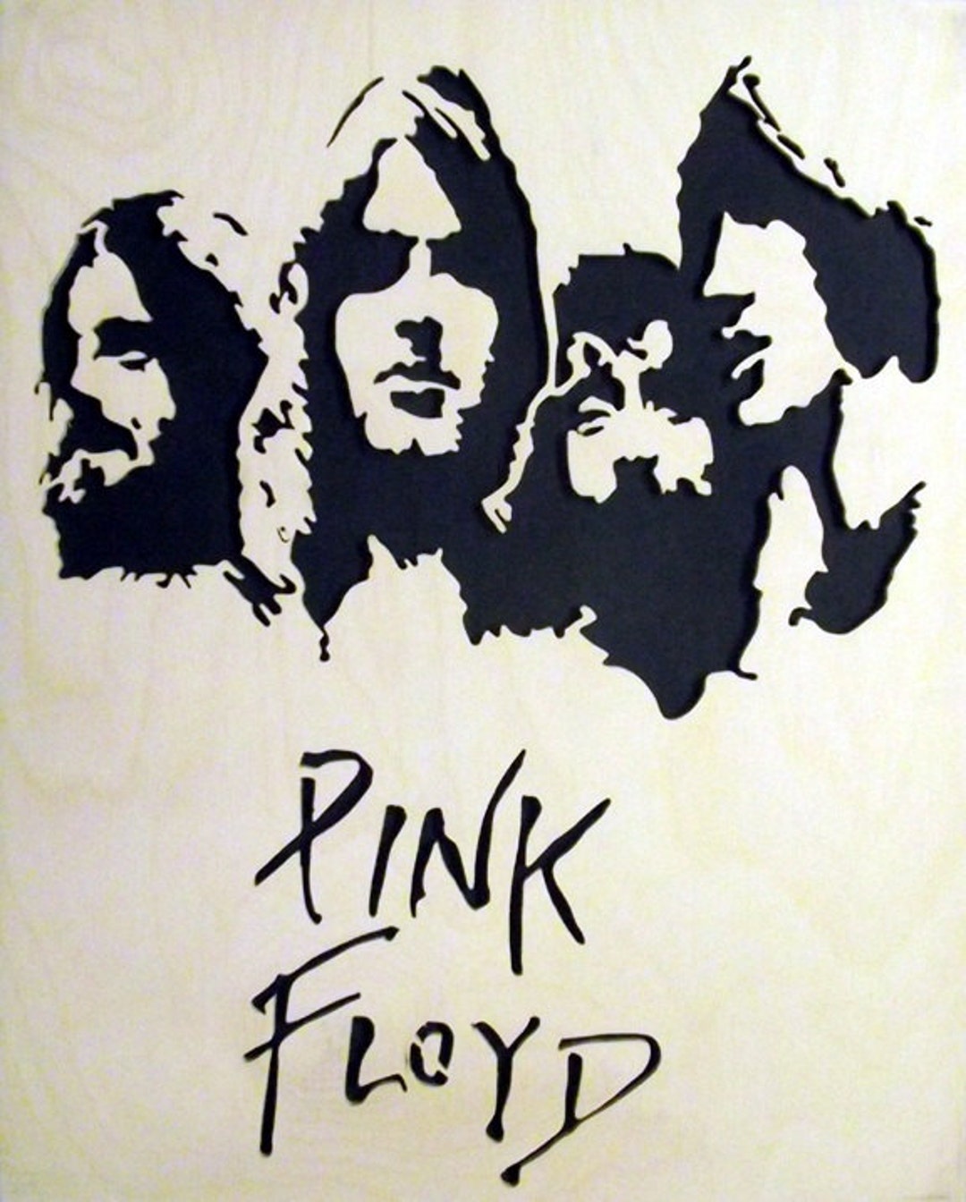 Pink Floyd Wood Portrait - Etsy