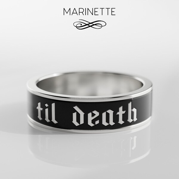 Til Death Ring - Etsy