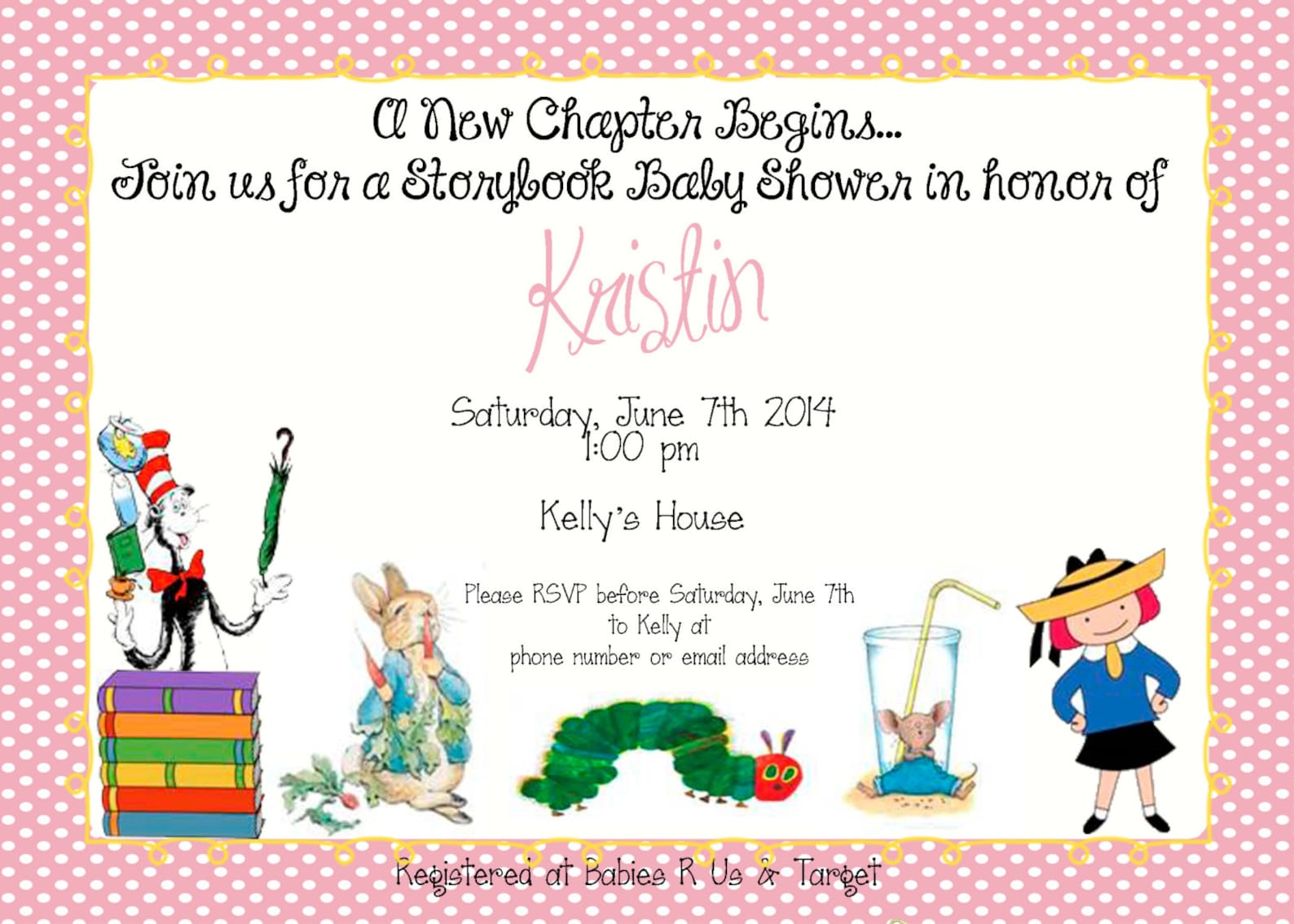 Storybook Baby Invitation & More - Etsy