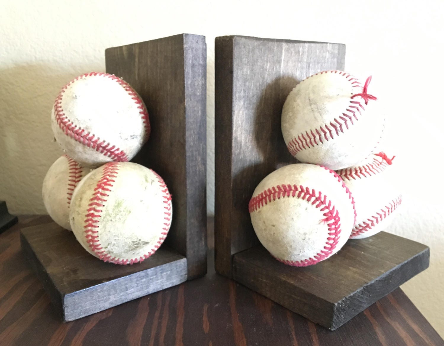 Baseball Bookends - Etsy