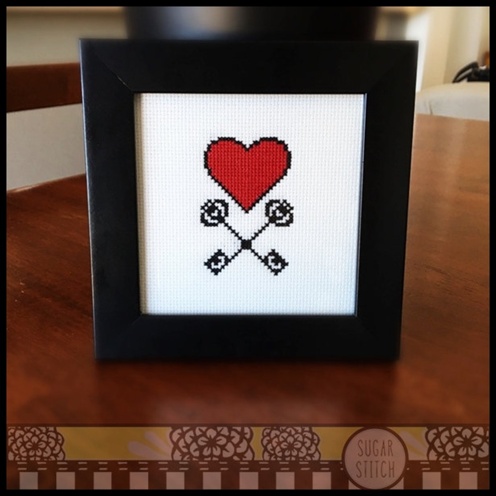 Heart of Arms Printable Cross Stitch Pattern Printable PDF - Etsy