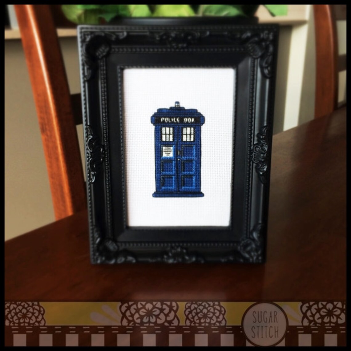 Blue Police Box Cross Stitch ( Printable PDF ) - Immediate Download ...