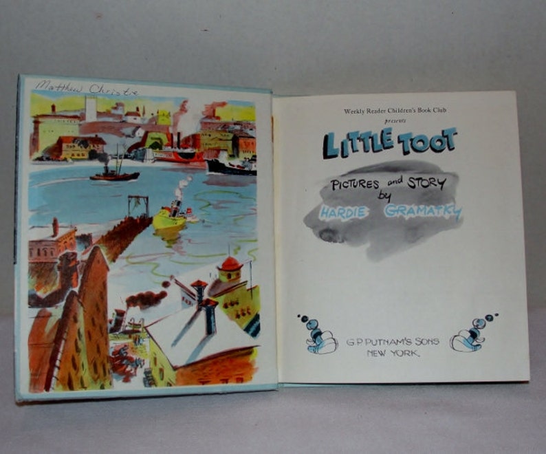 Vintage Book little Toot by Hardie Gramatky - Etsy