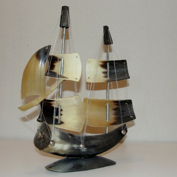 Ship Made of Horn - Etsy