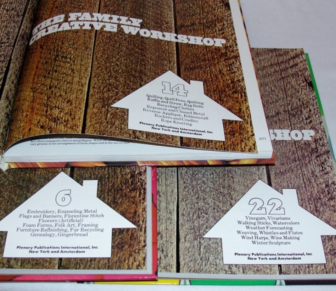 The Family Creative Workshop Book Set No 6 14 and 22 Books - Etsy Canada