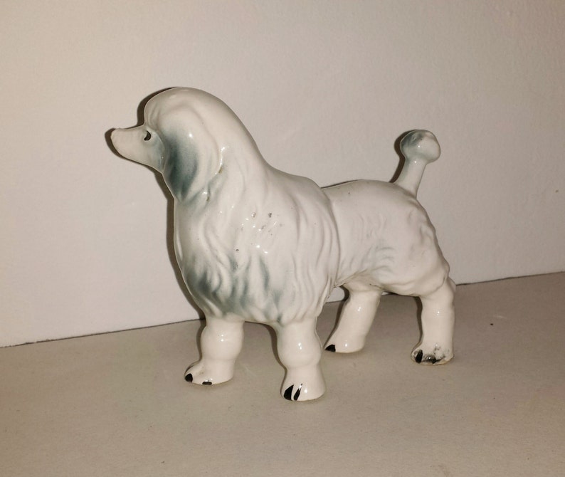 Porcelain Poodle Figurine Collectible Made in Japan Porcelain - Etsy