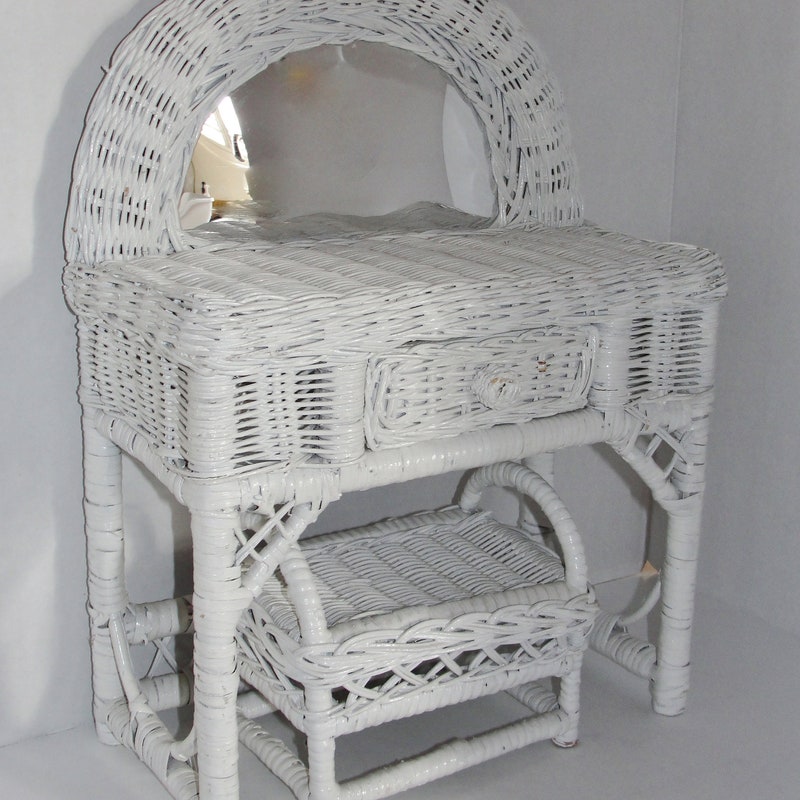 Wicker Vanity - Etsy