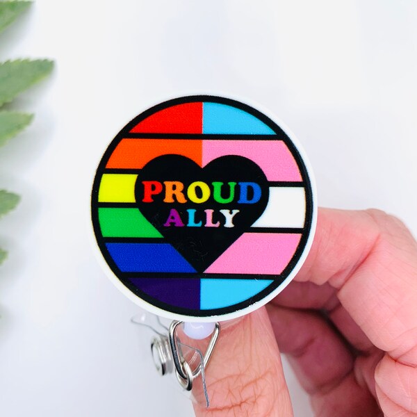 Lgbtq Ally Badge Reel - Etsy