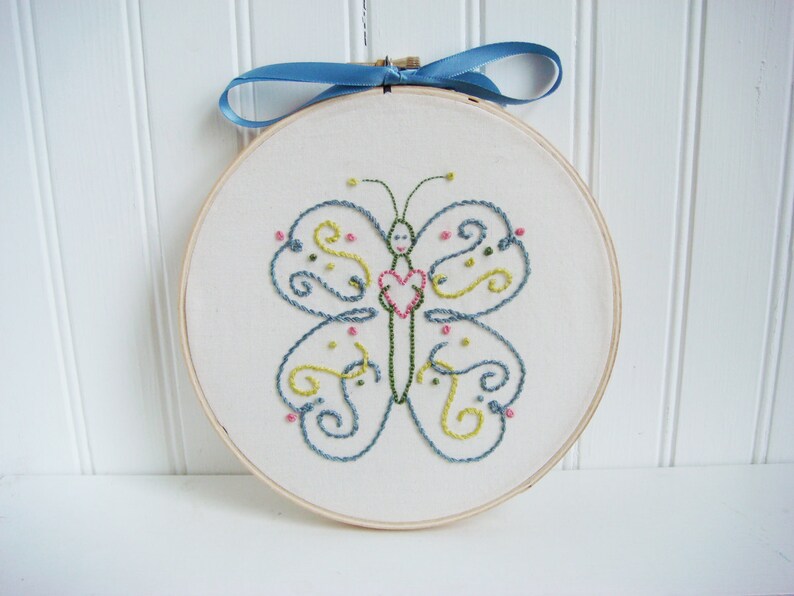Butterfly Hand Embroidery Pattern - Etsy