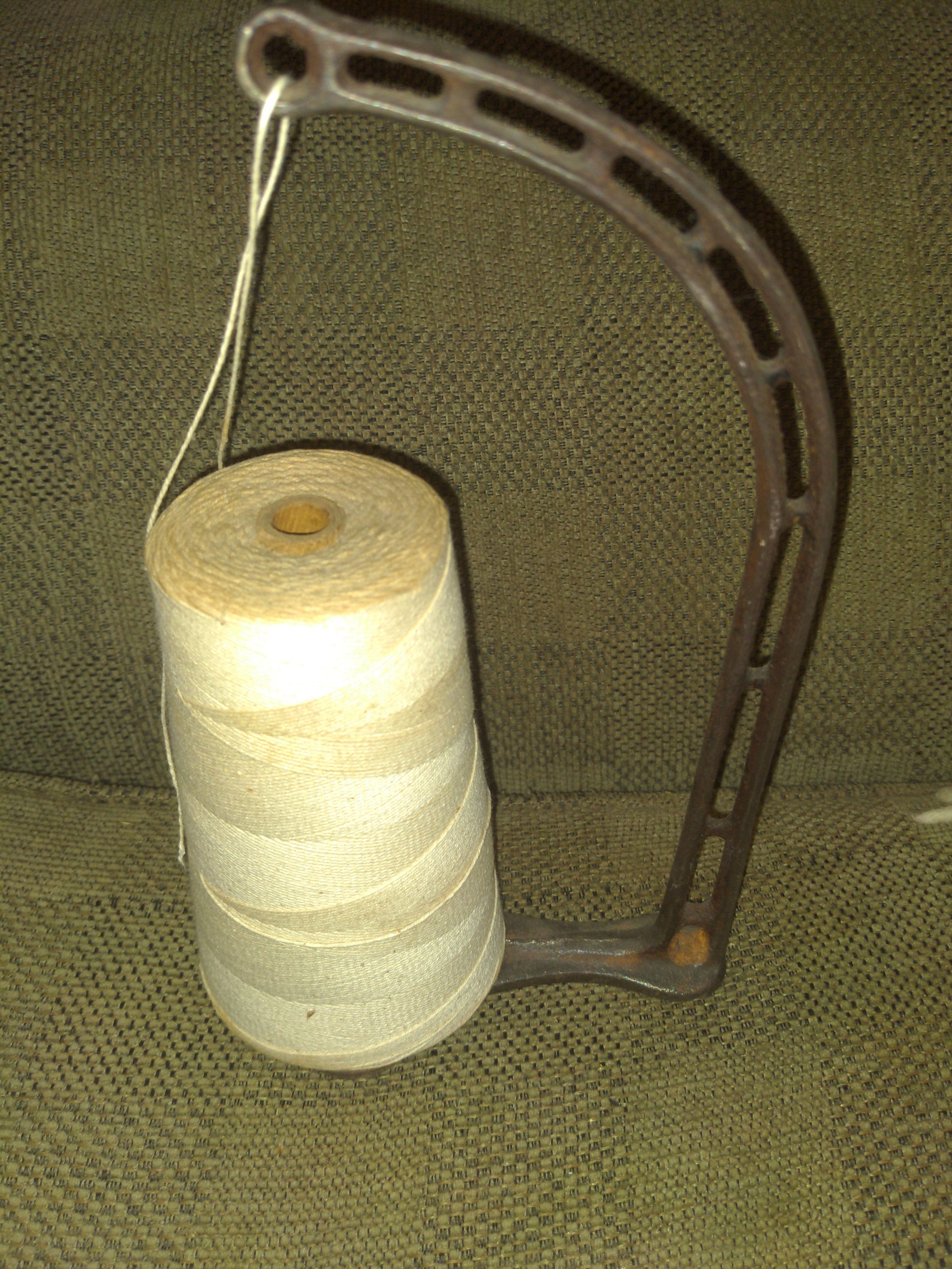 Antique Cast Iron Strong Holder With String Farmhouse Decor - Etsy