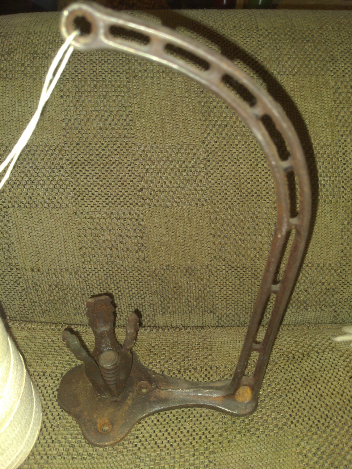 Antique Cast Iron Strong Holder With String Farmhouse Decor - Etsy