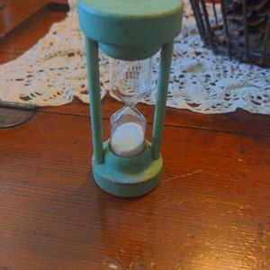 Vintage Painted Wood Salt Minute Timer Awesome - Etsy