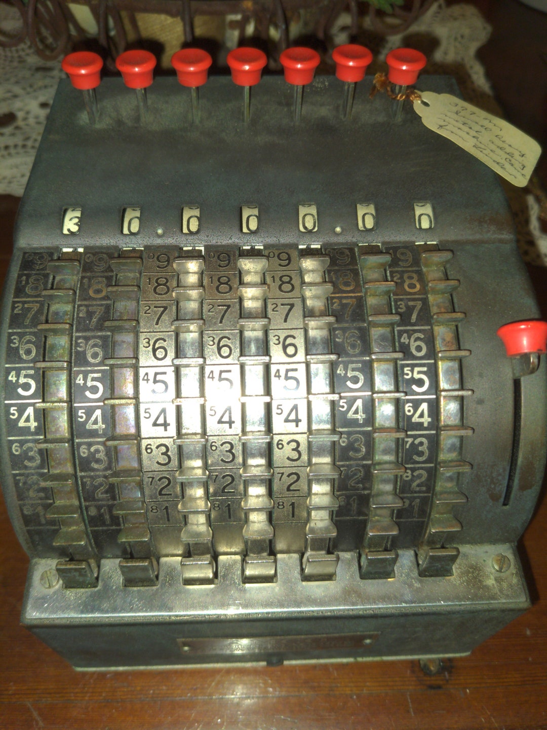 Antique Amco Adding Machine With Cover - Etsy